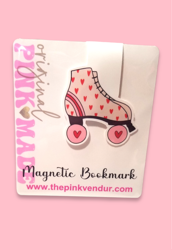 Roller Skate Magnetic Bookmark – The Pink Vendur